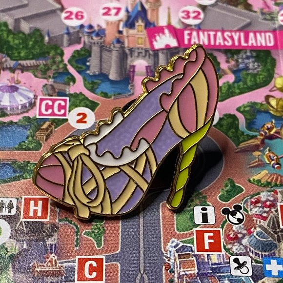 Disney | Accessories | Disney Princess Rapunzel Shoe 23 Pin | Poshmark